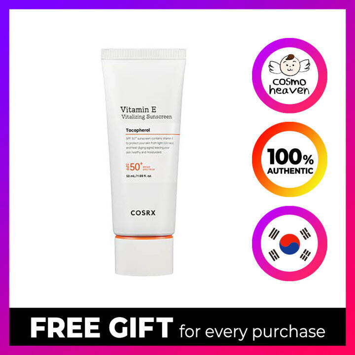 COSRX Vitamin E Vitalizing Sunscreen SPF 50+ 50ml | Lazada Singapore