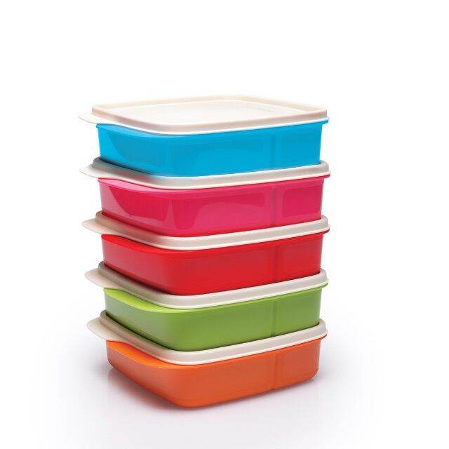 TUPPERWARE SQUARE DIVIDED LUCH BOX | Lazada PH