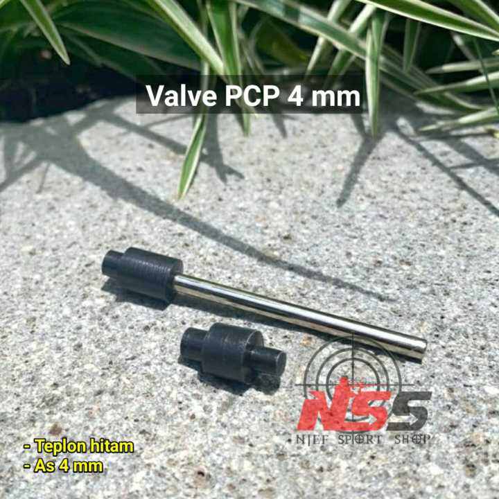 Valve pcp teplon hitam as 4mm / Valve pcp / Pentil pcp / Valve / Pentil ...