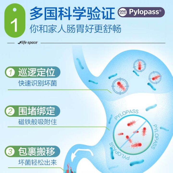 Lifespace PYL100 Probiotics Nourishing Stomach and Stomach pylopass ...