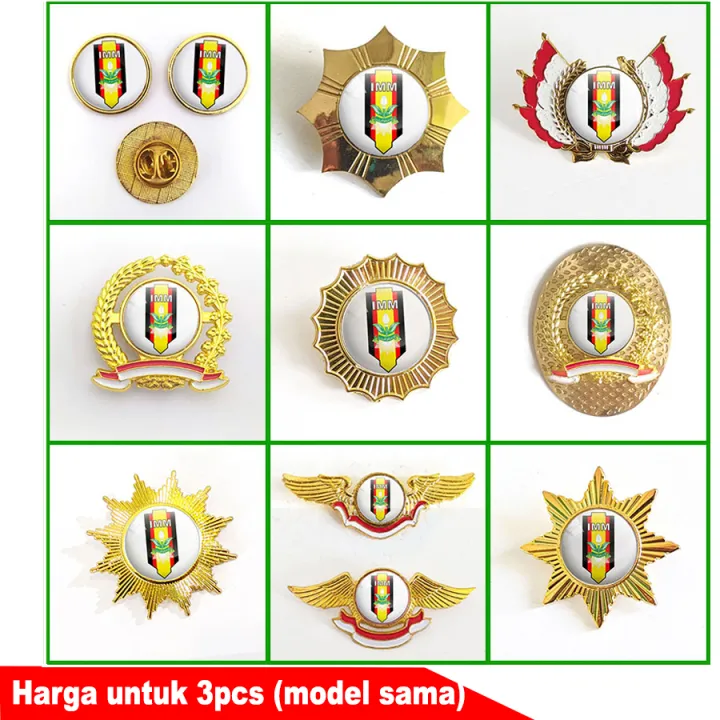 Pin IMM Pin Bros Wing Logo Ikatan Mahasiswa Muhammadiyah /3Pcs | Lazada ...