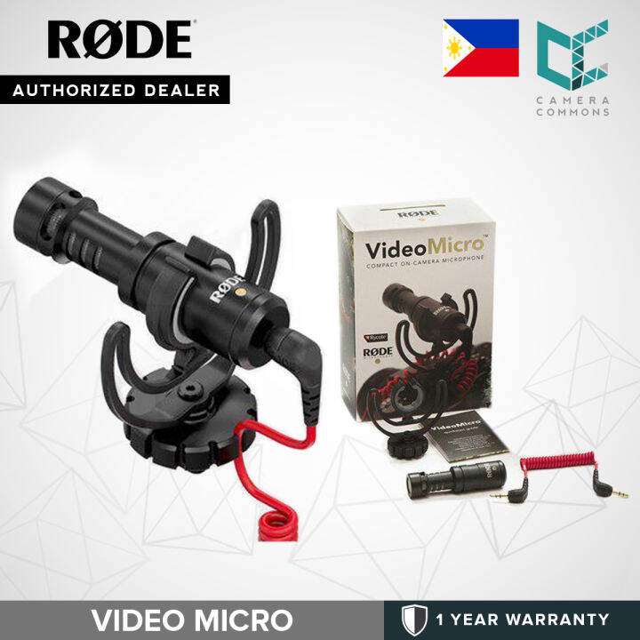 Rode VideoMicro Version 1, 2 Compact On-Camera Ultra Compact Microphone ...
