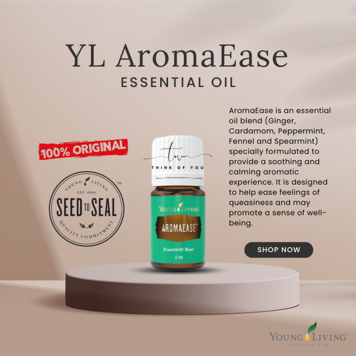[AUTHENTIC] Young Living YL Aroma Ease/AromaEase Essential Oil 5ml | Lazada