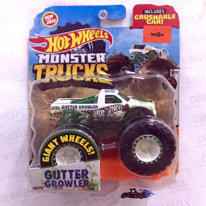 Hot Wheels 2020 Monster Trucks - Gutter Growler | Lazada