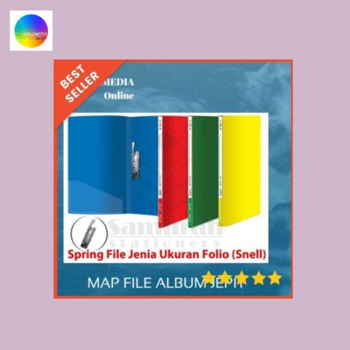 Clip File Polos Ukuran Folio / Map Album Plastik Jepit Kertas Dokumen ...