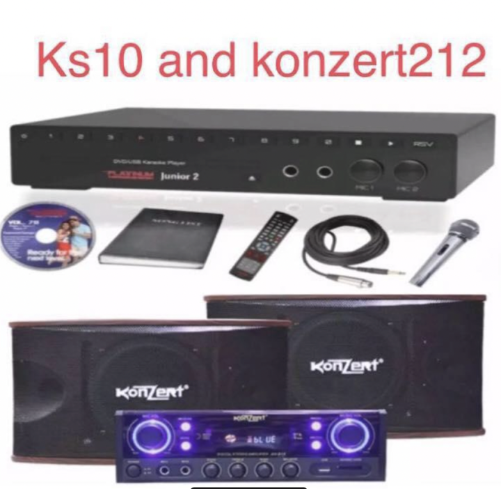 platinum 20,000++ songs karaoke and konzert 150w sound system package ...