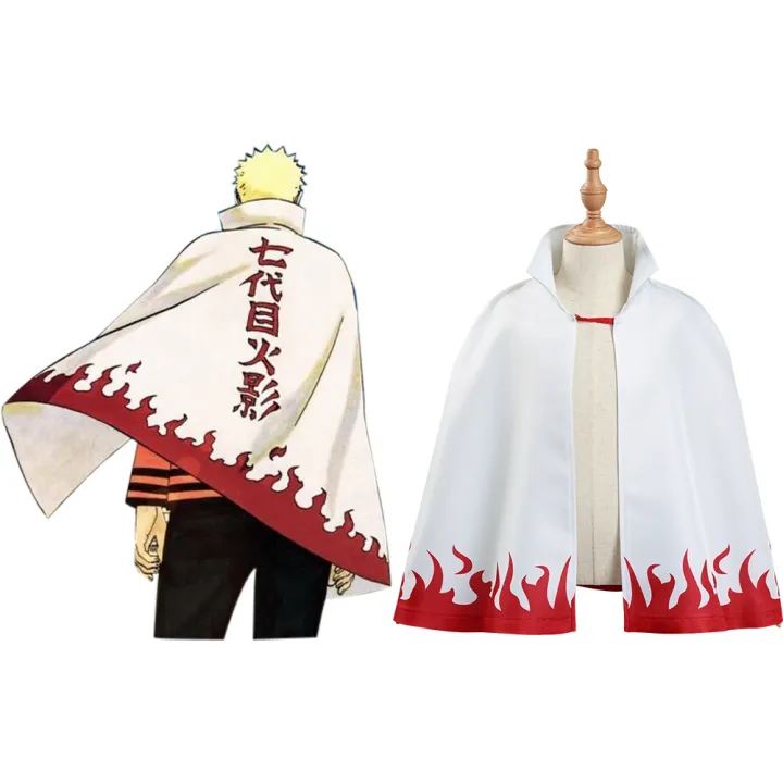 MUGE In Stock COSSCOS Kids 4th Hokage Cloak Jacket Robe Minato Namikaze ...