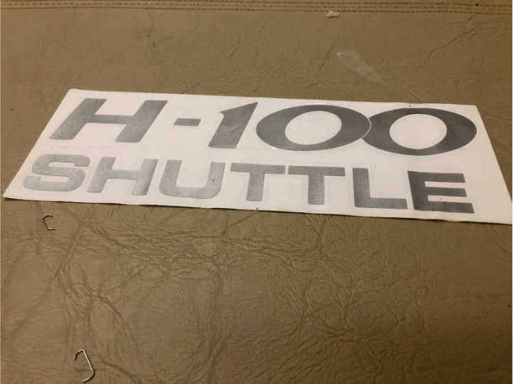 Hyundai H-100 Stickers H100 decals H100 Shuttle decals stickers | Lazada PH