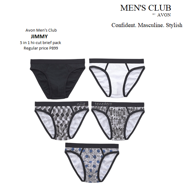 Avon Men's Club JIMMY 5 in 1 Hi-Cut Brief Pack | Lazada PH