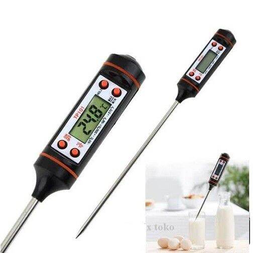 TP101 Digital Thermometer Dapur Masak Air Obat Kopi Susu Termometer ...
