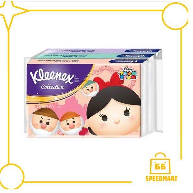 KLEENEX DISNEY PRINCESS TSUM TSUM FACIAL TISSUE 2PLY 50 SHEETS X 3 PACK ...