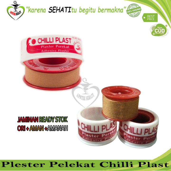 Plester Chili Plast Perekat Rol Chilliplast Plester Kain Coklat ...