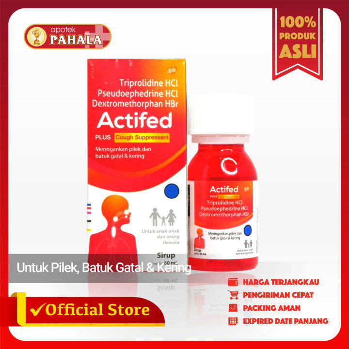 Actifed Merah, Hijau, Kuning | Obat Batuk | Lazada Indonesia