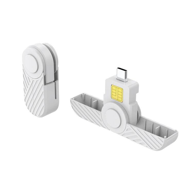 Foldable Usb Type C Common Access Smart Card Sim Card Ic Bank Chip Card Reader Compatible With