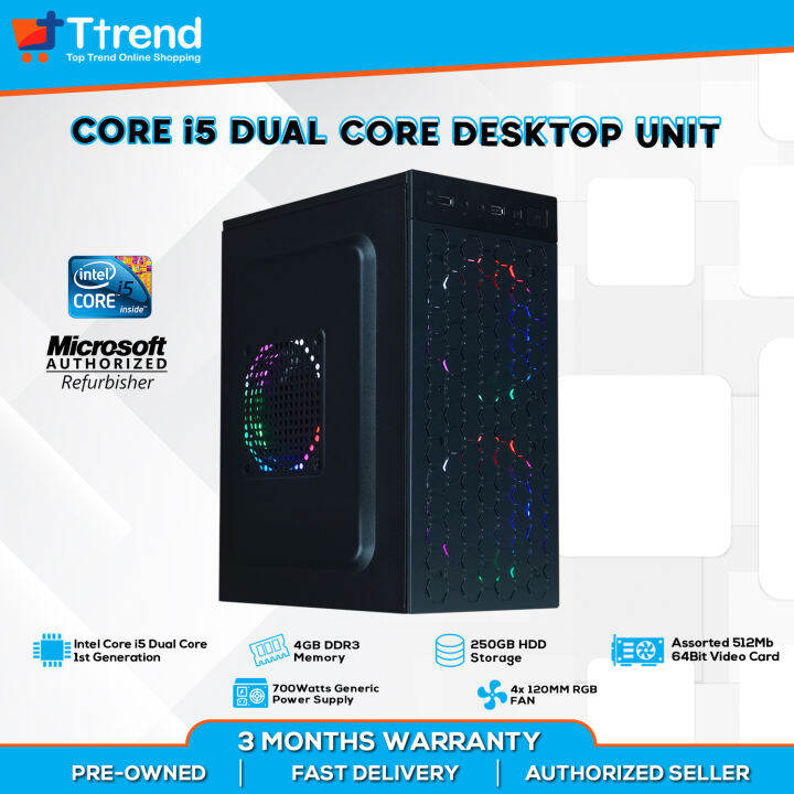 Computer PC | I5 Dual Core 4GB RAM, 250GB HDD, 512MB 64BIT Video Card ...
