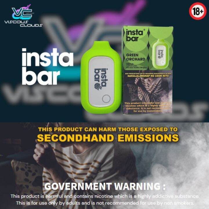vape mod kit Instabar 5000 Disposable Pod Kit Insta Bar (LEGIT) | Lazada PH