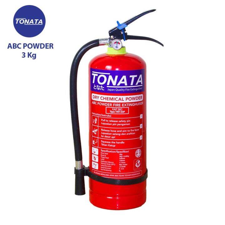 APAR ABC Powder 3 Kg Tonata / Set Komplit | Lazada Indonesia