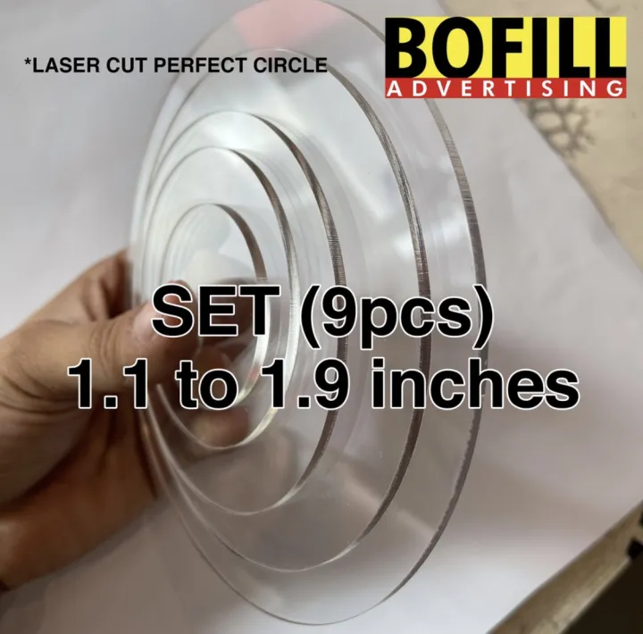 DIY ACRYLIC MANUAL STICKER CUTTER CIRCLE PACKAGE SET | Lazada PH