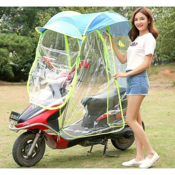 Kanopi Motor / Tenda Motor 2 in 1 - Tenda Pelindung Hujan Anti Panas ...