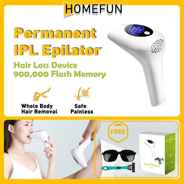 IPL Hair Removal Device IPL Permanent Painless Hair Remover for Women ...