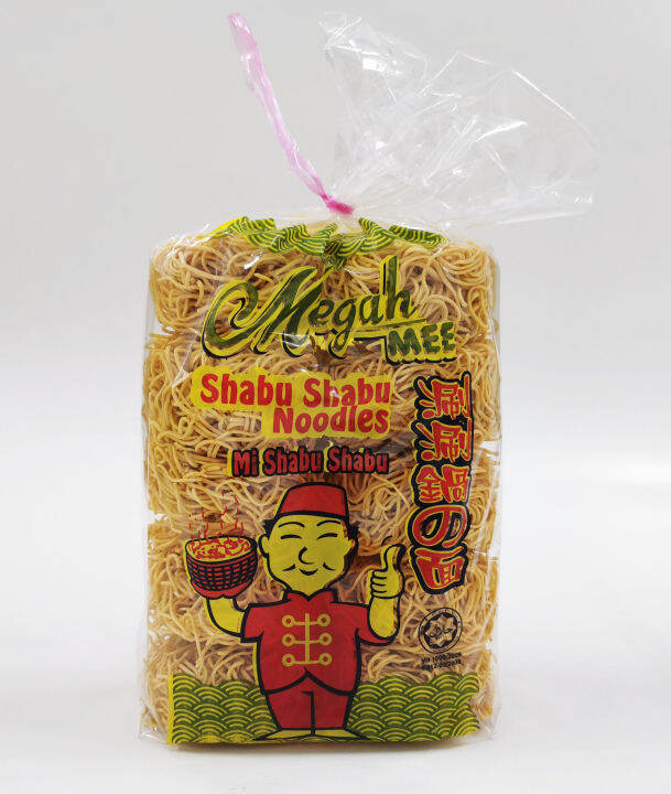 [Halal] Megah Mee Shabu Shabu Noodles 涮涮鍋の面 Mi Shabu Shabu | Lazada