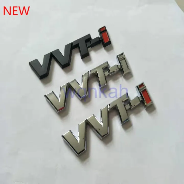 NEW Upgrade 3D Metal Car Logo VVT-I VVTI Sticker For TOYOTA CAMRY YARIS ...