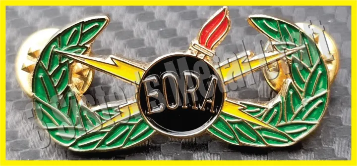 EORA (Explosive Ordinance Reconnaissance) Pin, Molder type, plated Gold ...