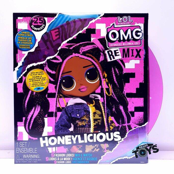 LOL Surprise OMG Remix Honeylicious Fashion Doll POP BB | Lazada Indonesia
