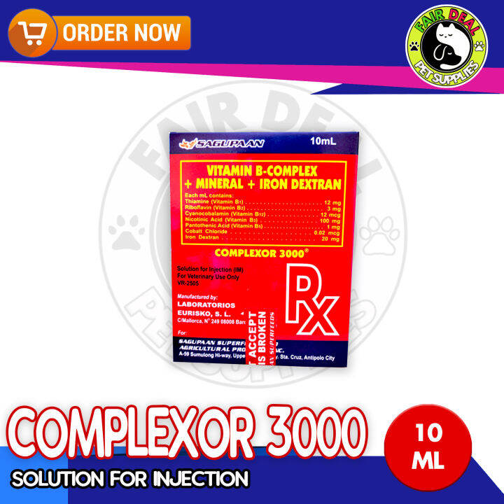 COMPLEXOR 3000 Vitamin B-Complex (10ml) | Lazada PH