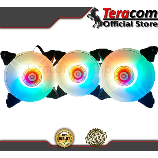 INPLAY ICE TOWER RGB FAN 3 IN ONE KIT 3PCS 12CM Cooling fan RGB Control ...