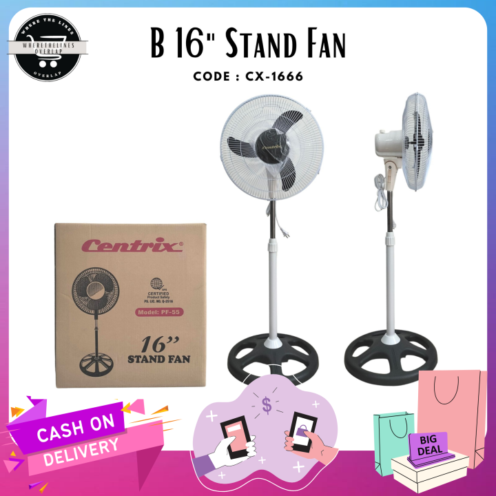 CENTRIX STAND FAN CX-1666B 16" / STAND FAN / FAN | Lazada PH