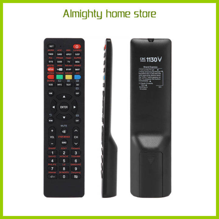 Universal Remote Control Rm-L1130+X For All Brand Tv Smart Tv Remote Control Comfortable To Use ...