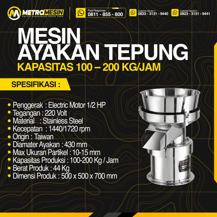 Mesin Ayakan Tepung | Lazada Indonesia