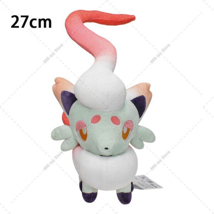 New Pokemon Plush Hisuian Zorua Toys Pocket Monster Doll Soft Stuffed ...