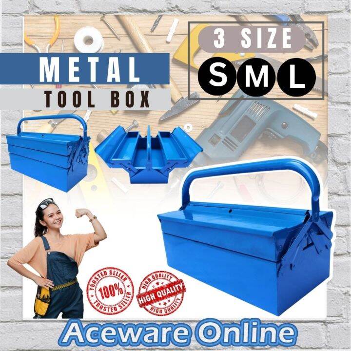 Solid Steel Metal Tool Box Metal Cantilever Box Multi Level Tool Box ...