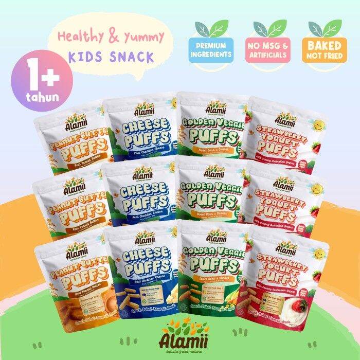 Alamii Puffs - Bundle pack isi 12 (Mix 4 Varian) | Lazada Indonesia