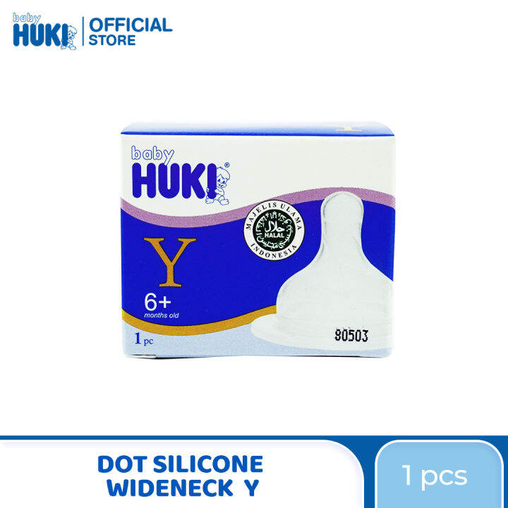 HUKI Dot Silicone Wide Neck Box 1's (Y) | Lazada Indonesia