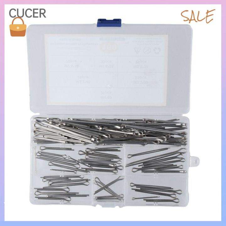 CBT 150Pcs Silver Automotive Mechanics 304 Stainless Steel 6 Sizes ...