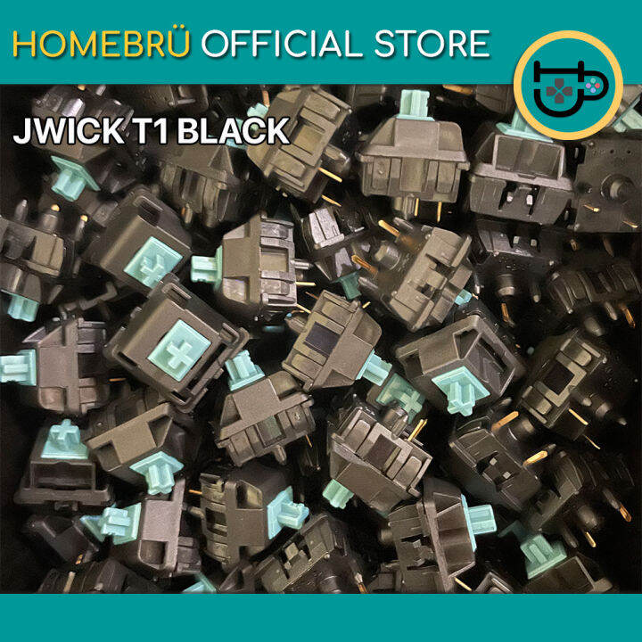 10pcs JWICK Lagoon Obsidian T1 Tactile Black Mechanical Keyboard ...