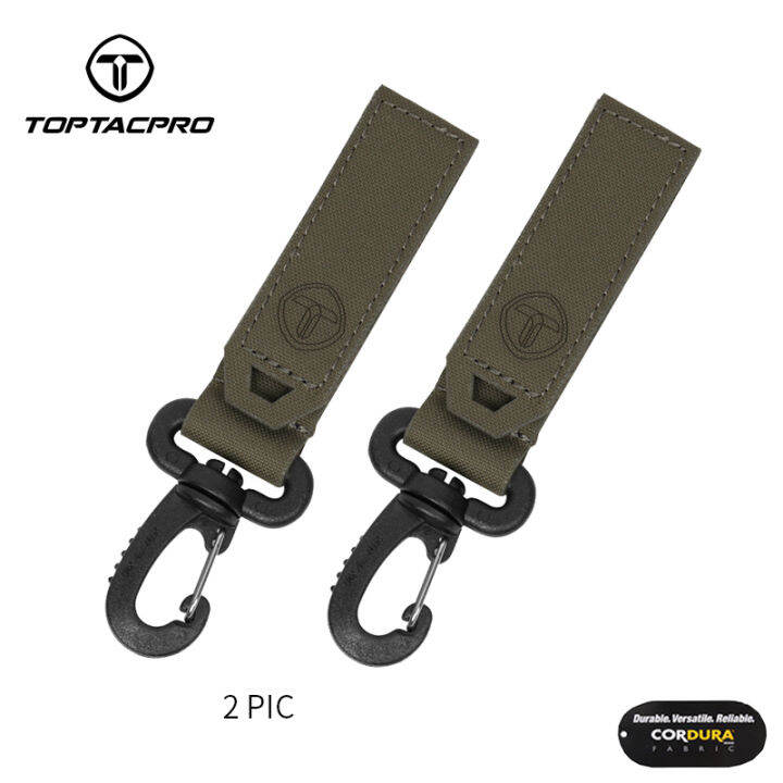 TOPTACPRO Tactical Wiregate Carabiner Snap Clip Hook Keychain UTX ...