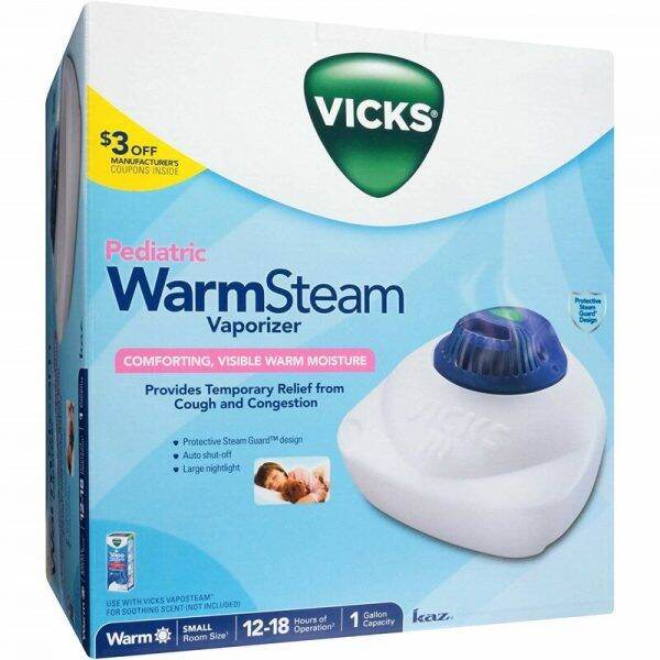 Vicks Pediatric Warm Steam with Auto Shut off and Nightlight for ...