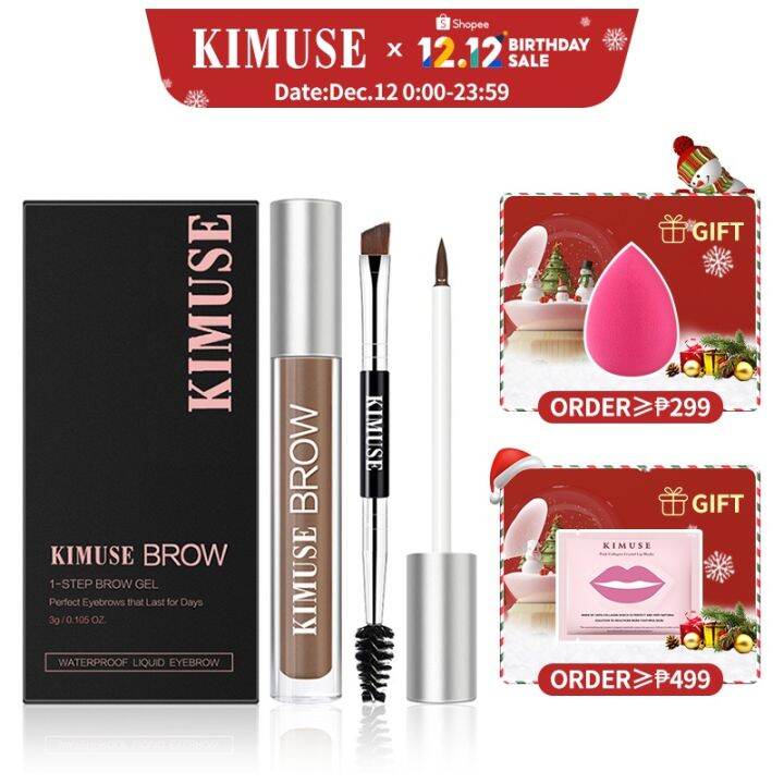 KIMUSE Eyebrow Gel Cream Waterproof Eyebrow Henna Tattoo Shade Eyebrow ...