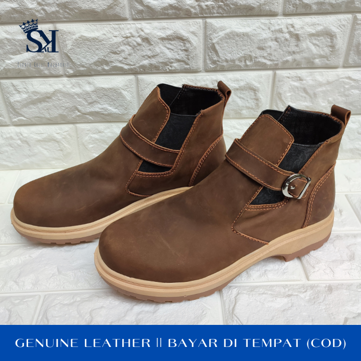 SEPATU ANKLE BOOT PRIA KASUAL BOOTS TOURING BIKER HIKING PRISTIANO ...