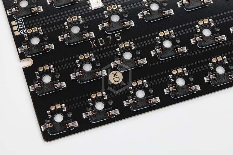 xd75re xd75am xd75 Custom Mechanical Keyboard 75 keys Underglow RGB PCB ...