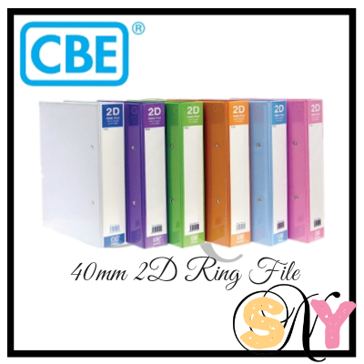 CBE PVC 2D Colour Ring File 40mm 2D6402 | Lazada
