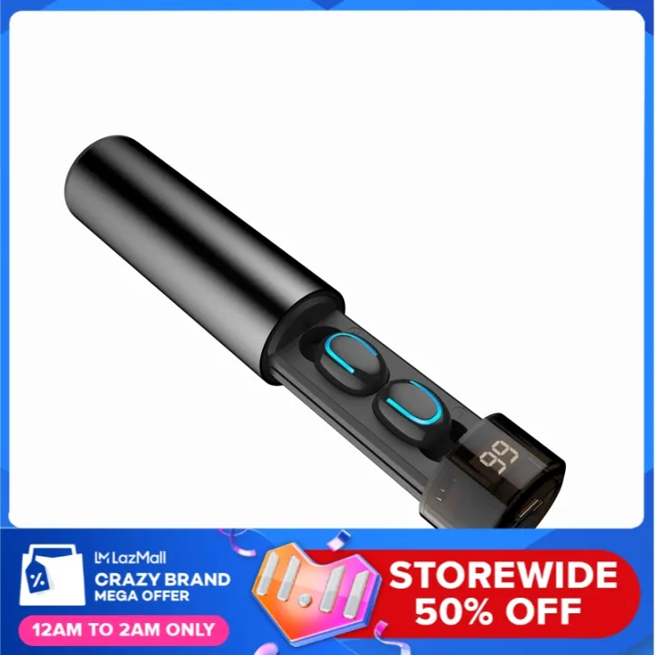 Q67 TWSหูฟังเอียบัดไร้สาย3DสเตอริโอMiniหูฟังบลูทูธ5.0พร้อมไมโครโฟนคู่ ...