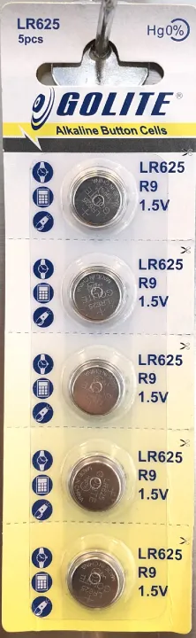 GOLITE Jin Hui battery alkaline button cell LR625/R9 5 card-mounted ...