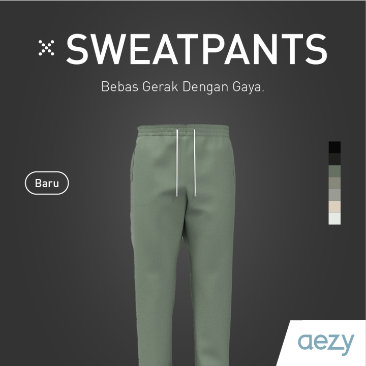 No Void Minds Aezy Essentials Xsweatpants Agave Lazada Indonesia