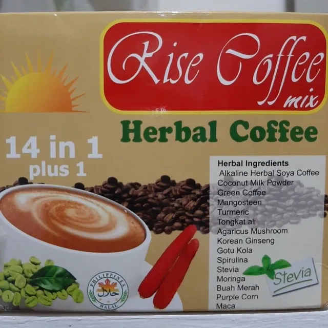 【In Stock】 Rise Coffee Mix - 15 in 1 Herbal Coffee | Lazada PH