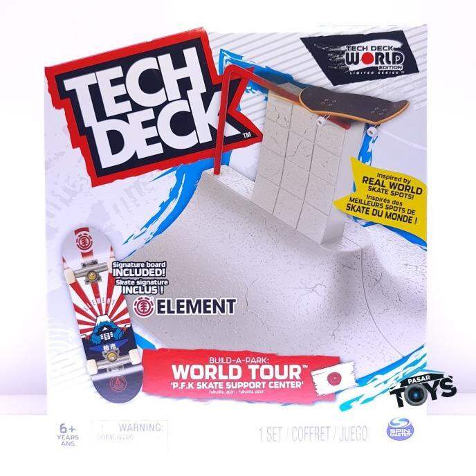Tech Deck Build A Park World Tour Street Spots Ramp Set Fingerboard ...